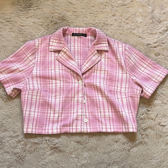 Brandy Melville | Tops | Pink Brandy Melville Top | Poshmark